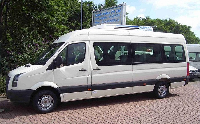 Hire 12 seater Volkswagen Van Delhi, Crafter Passenger Minivan Rental ...