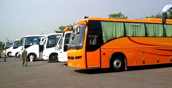 34 Seater Big Bus Booking Delhi, Big Coach Hire India