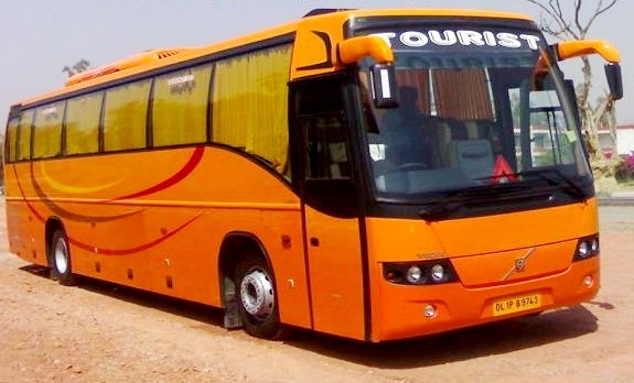 45 Seater Volvo Bus Rental India, Luxury Volvo Coach Hire Delhi